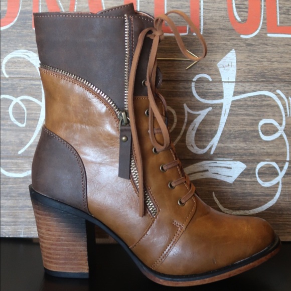 Pierre Dumas | Shoes | Distressed Tan Booties | Poshmark